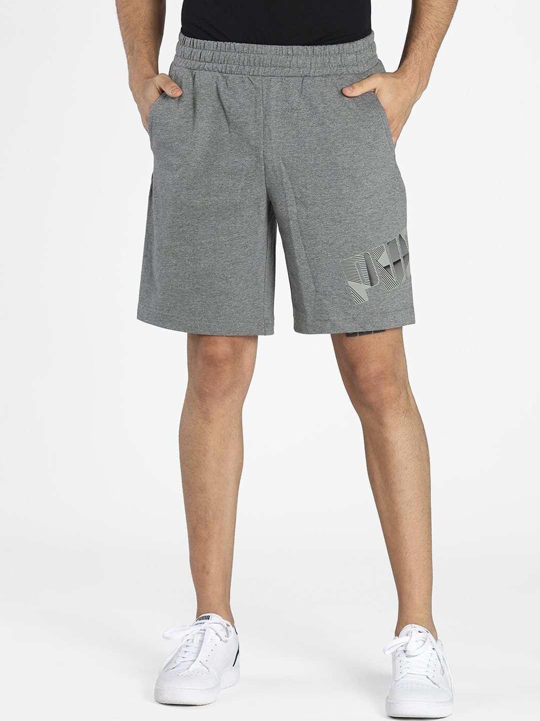 Buy Puma Men Grey Printed Outdoor Sports Shorts - Shorts for Men ...