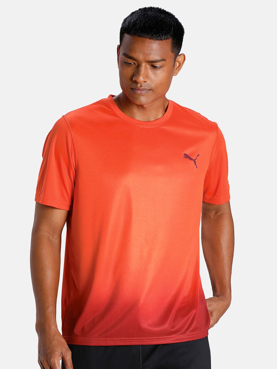 Buy Puma Men Red Solid T Shirt - Tshirts for Men 15688098 | Myntra