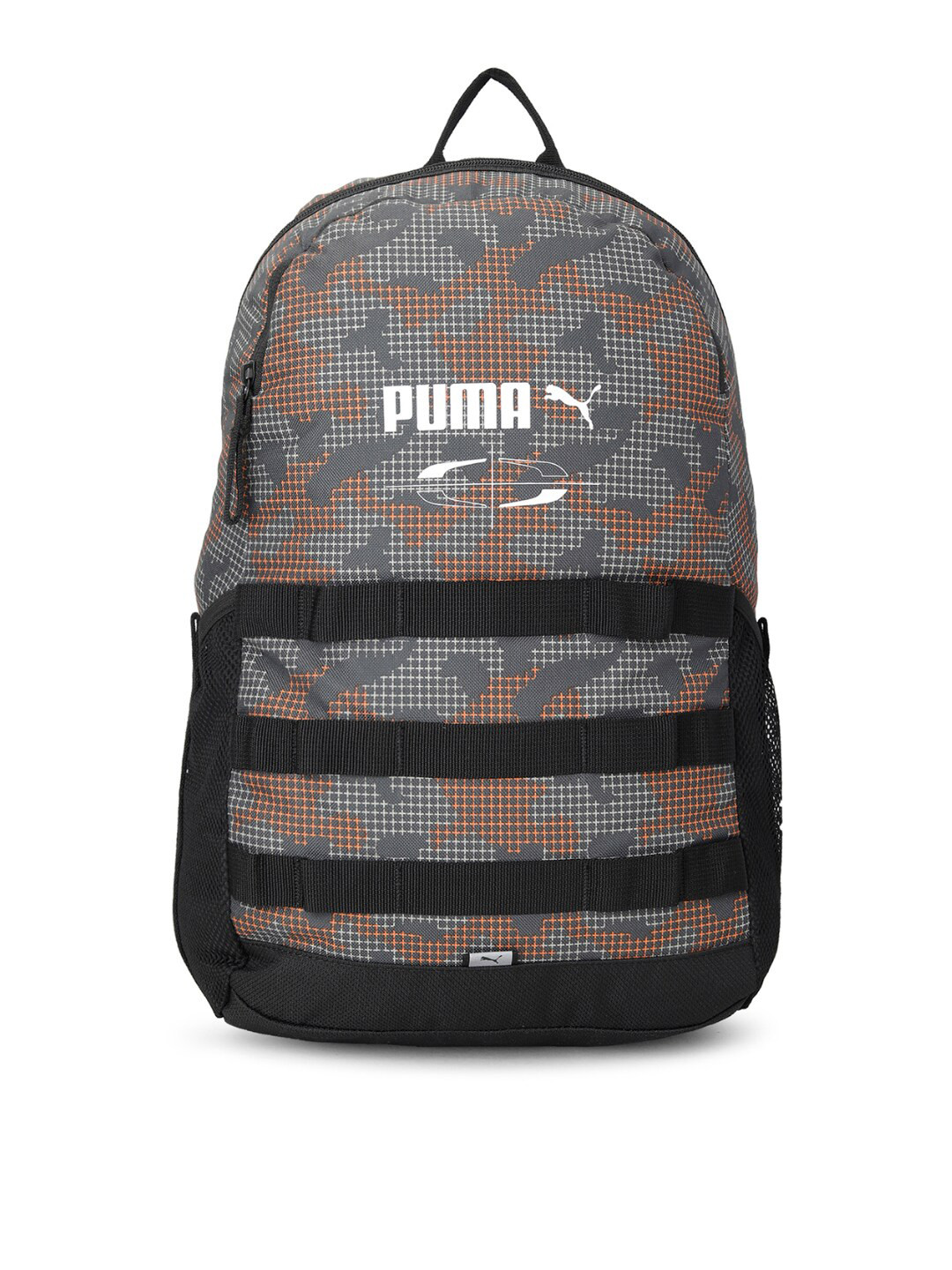 Buy Puma Unisex Grey & Black Camouflage Backpack - Backpacks for Unisex ...