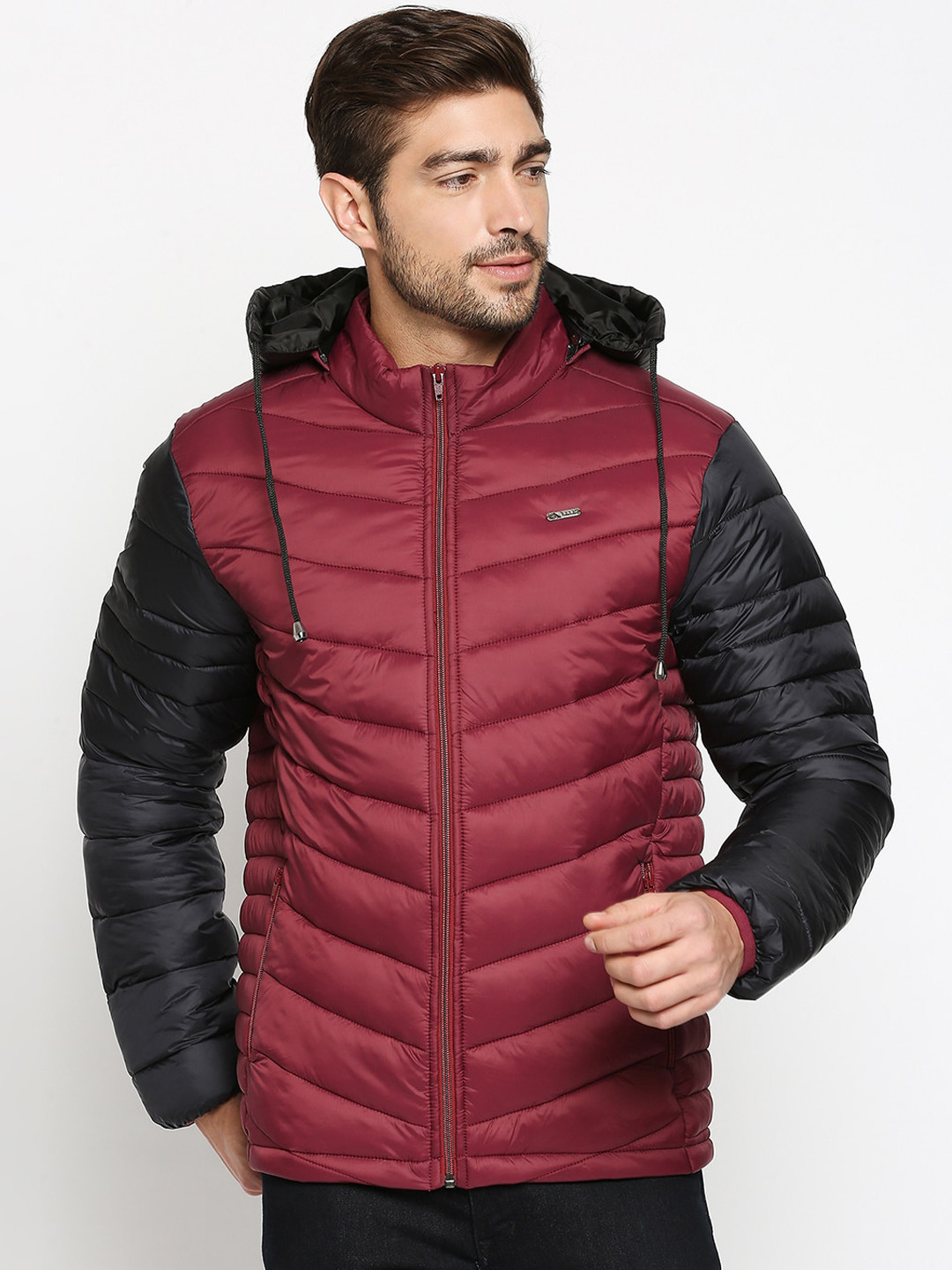 Buy Zeel Men Maroon Puffer Jacket - Jackets for Men 15688658 | Myntra