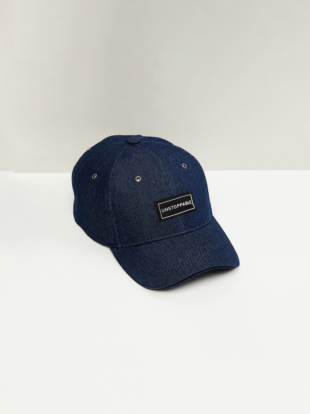 Buy Max Men Blue & White Printed Cotton Baseball Cap - Caps for Men ...