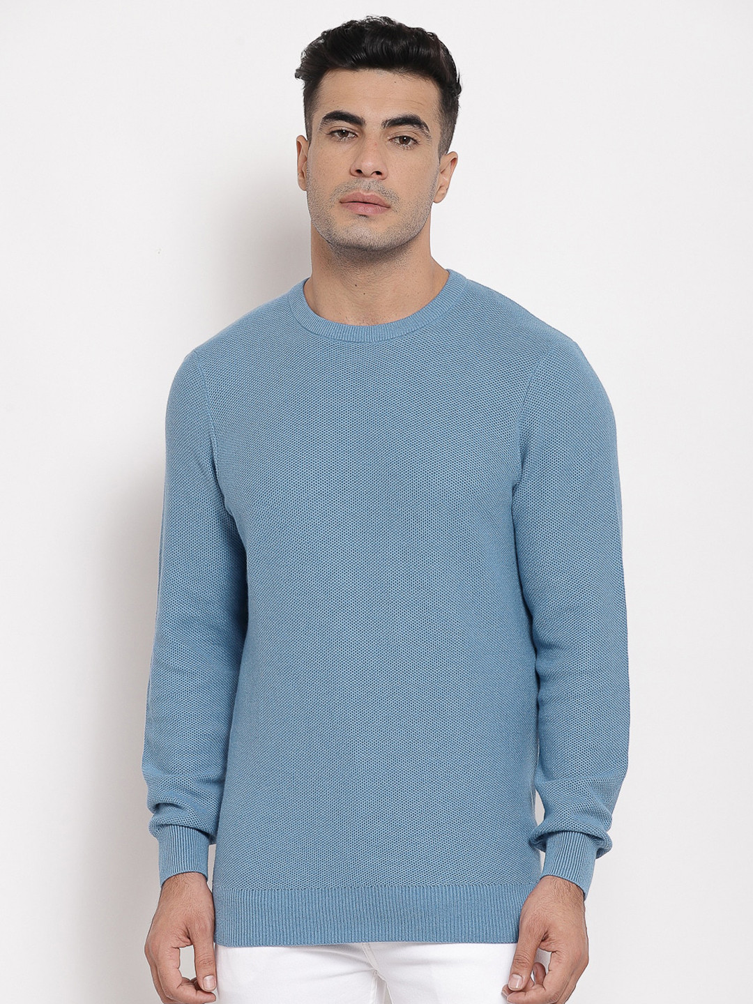 Buy Red Tape Men Blue Pullover - Sweaters for Men 15710582 | Myntra
