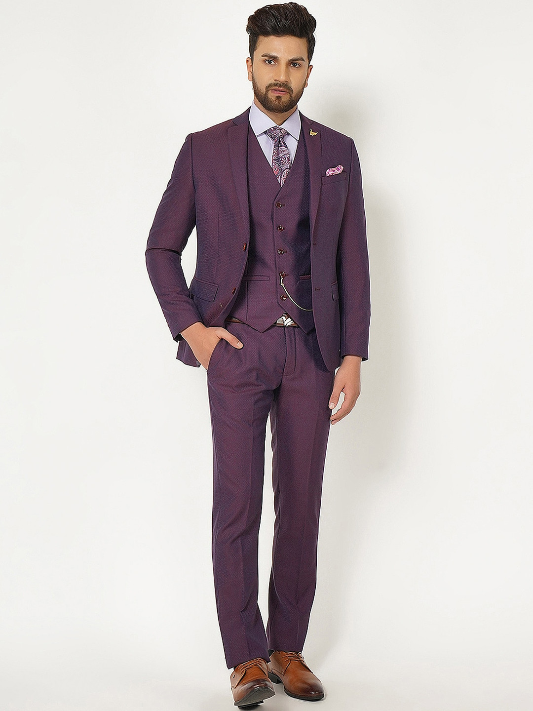 Buy Blackberrys Men Luxe Slim Fit Formal Suit - Suits for Men 15714036 ...