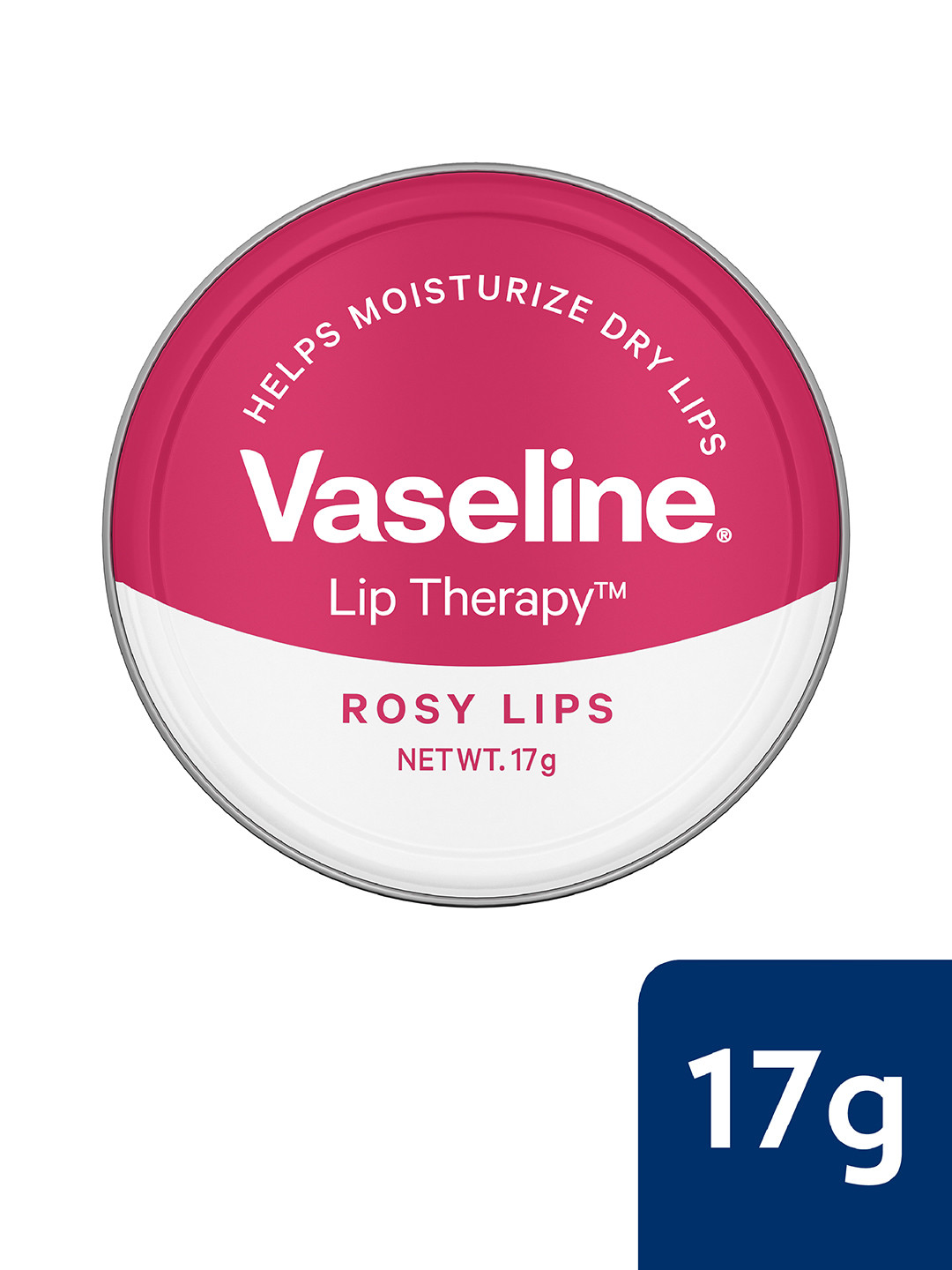 Buy Vaseline Lip Therapy Tins For Moisturised & Soft Lips 17g Rosy Lips ...