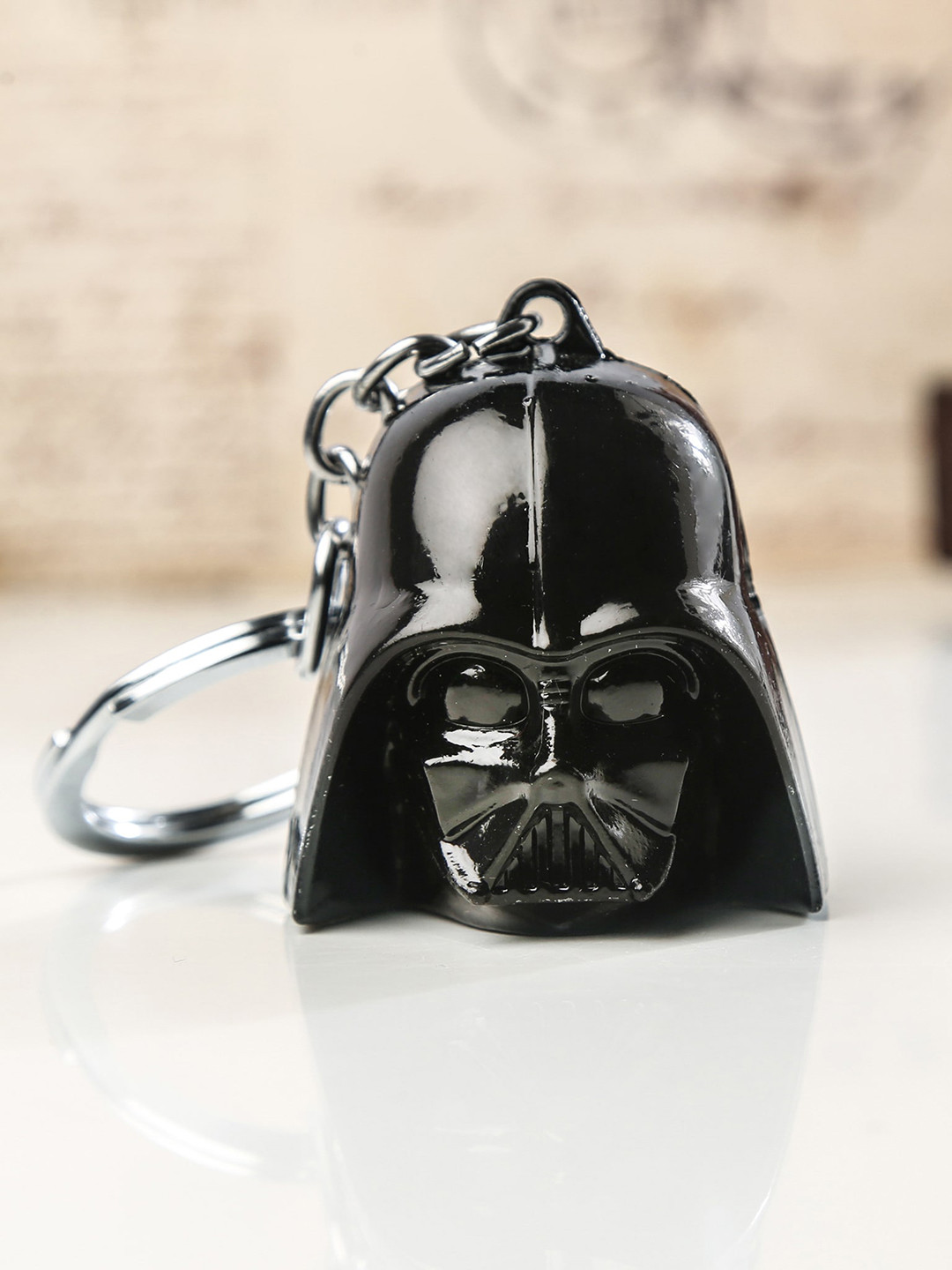 Buy Bigsmall Black Darth Vader Star Wars 3D Keychain - Key Chain for ...