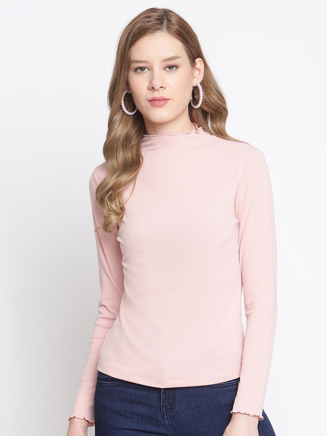 Buy Madame Pink Fitted Top - Tops for Women 15751464 | Myntra