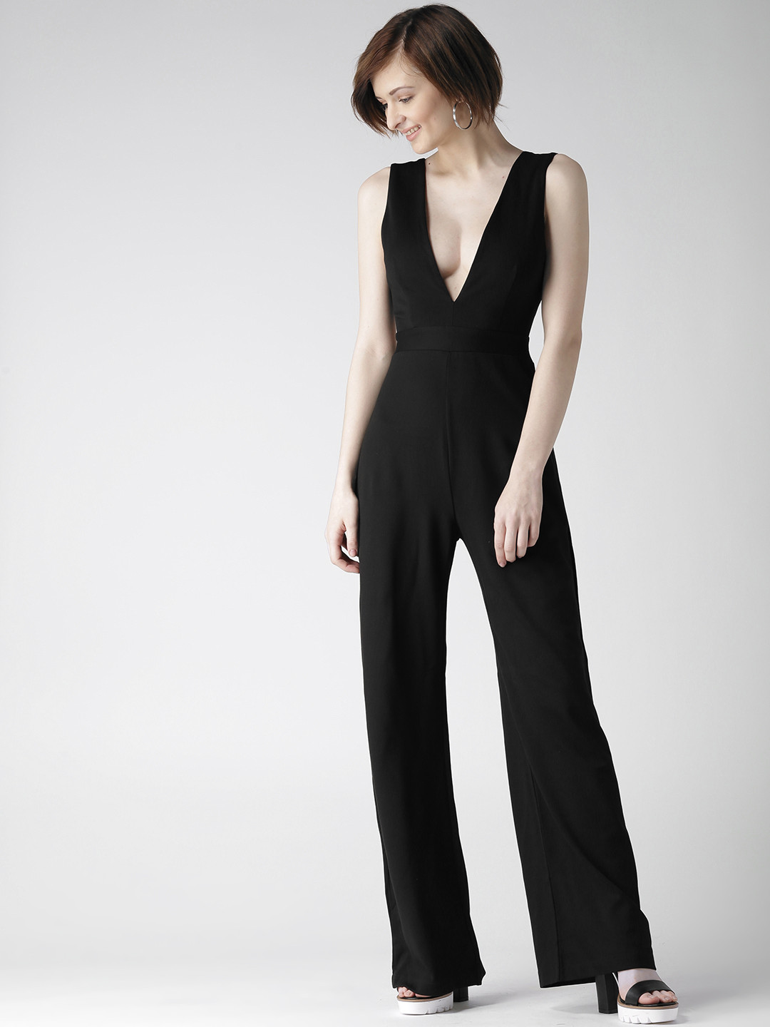Buy FOREVER 21 Black Jumpsuit - Jumpsuit for Women 1575251 | Myntra