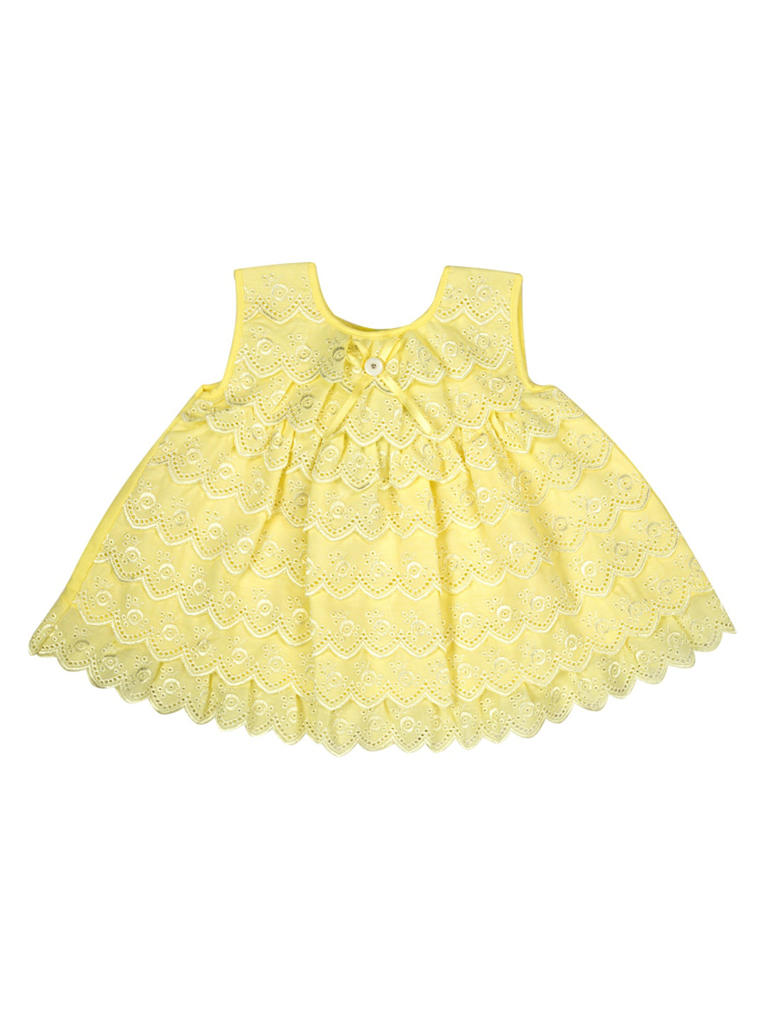 Buy MeeMee Yellow Lace Dress - Dresses for Girls 15762240 | Myntra