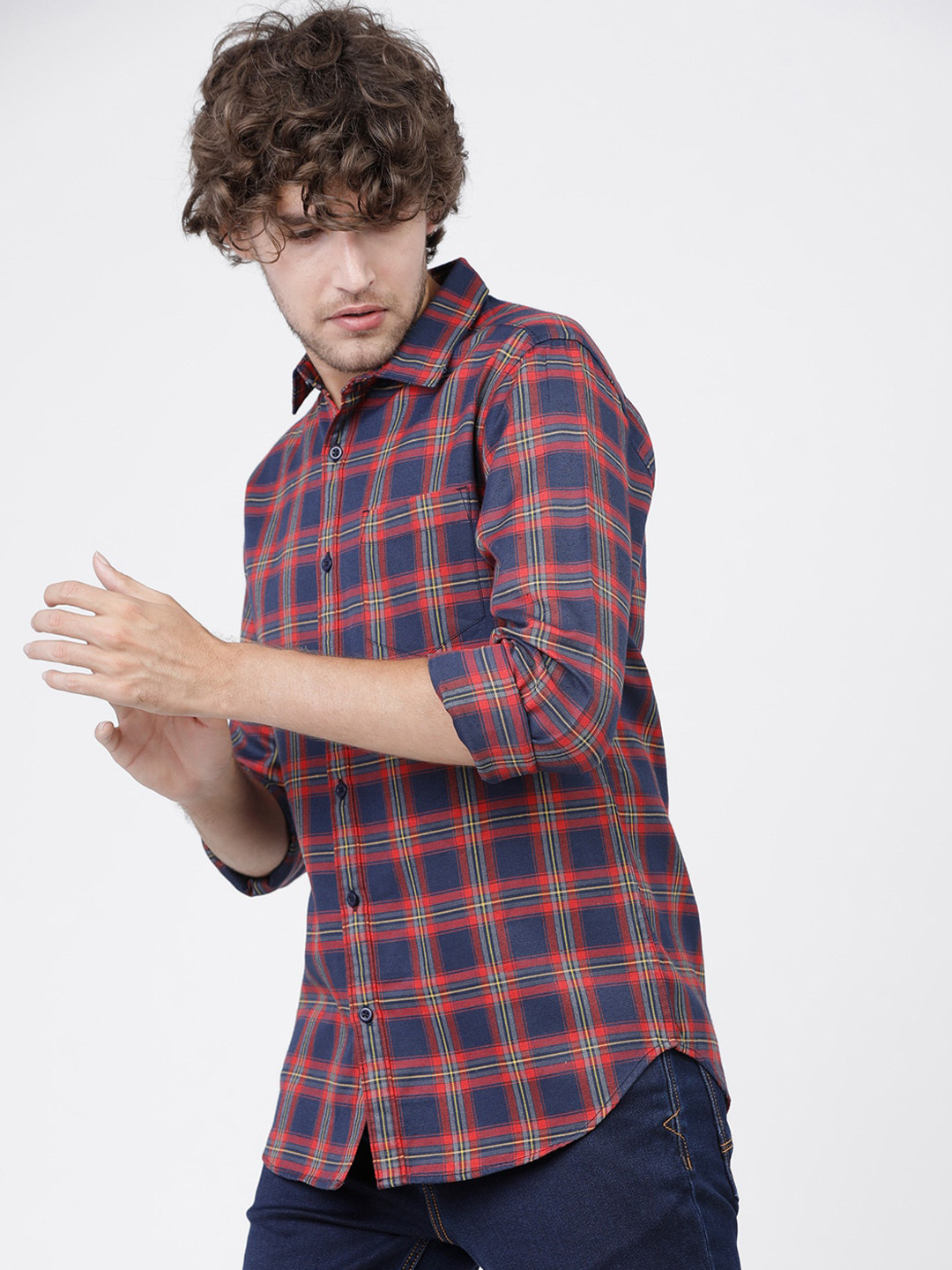 Buy KETCH Slim Fit Tartan Checks Casual Shirt - Shirts for Men 15770132 ...