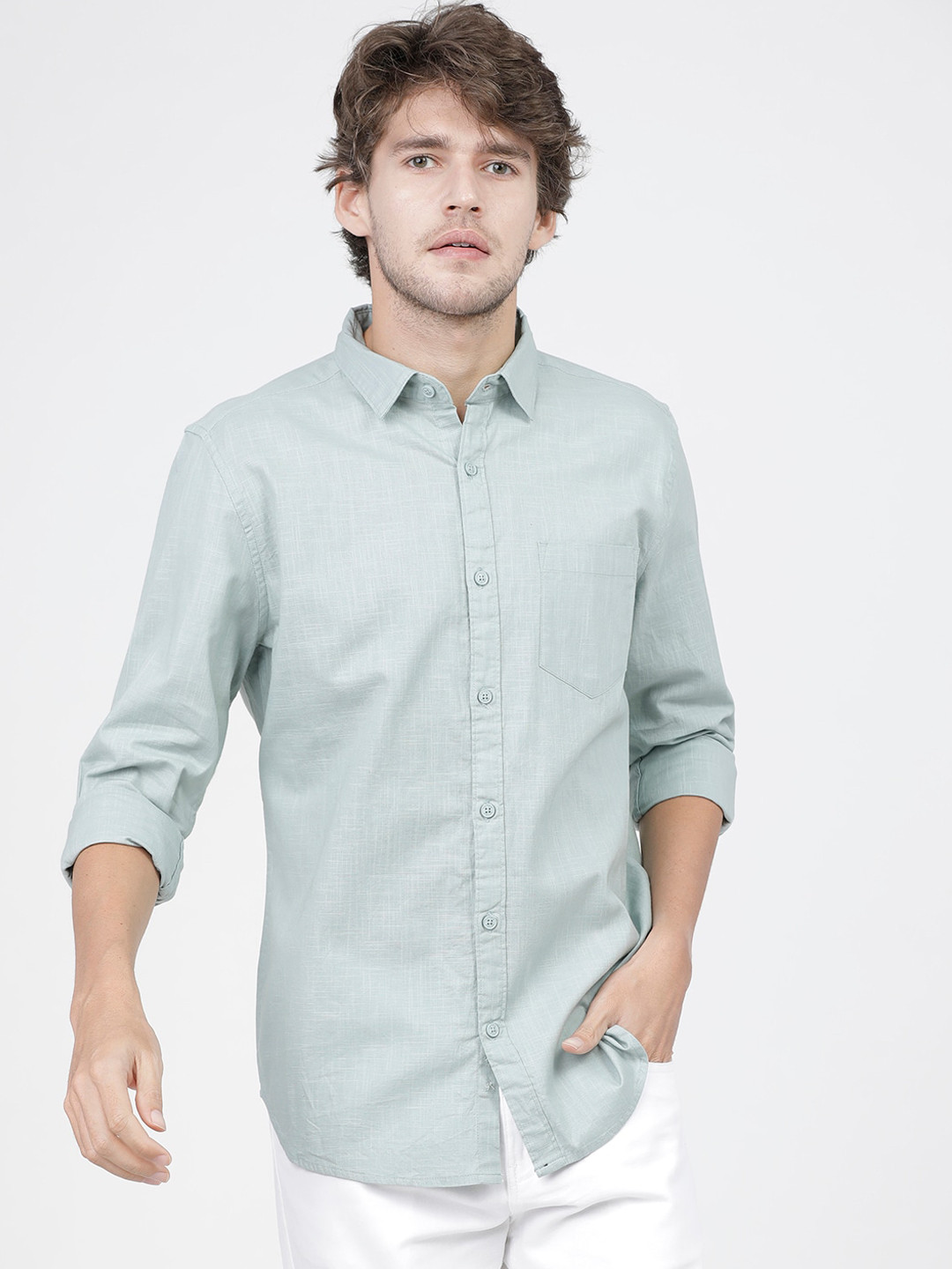 Buy KETCH Men Slim Fit Cotton Casual Shirt - Shirts for Men 15770254 ...