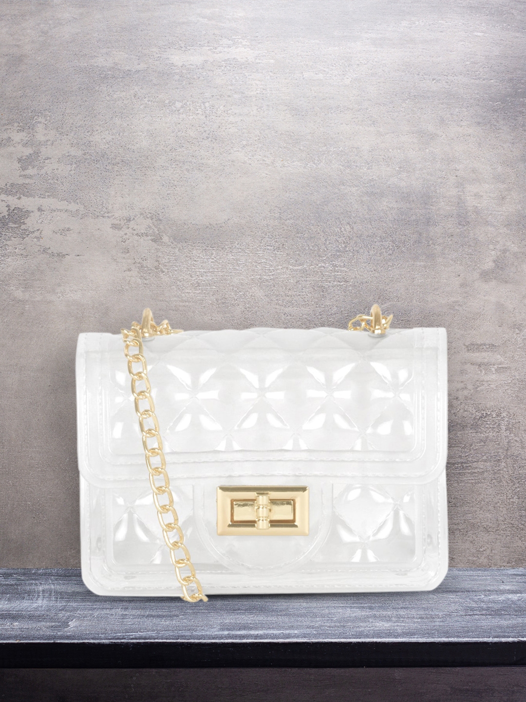Buy London Rag Transparent Structured Quilted Sling Bag - Handbags for ... Buy London Rag Transparent Structured Quilted Sling Bag - Handbags for ...