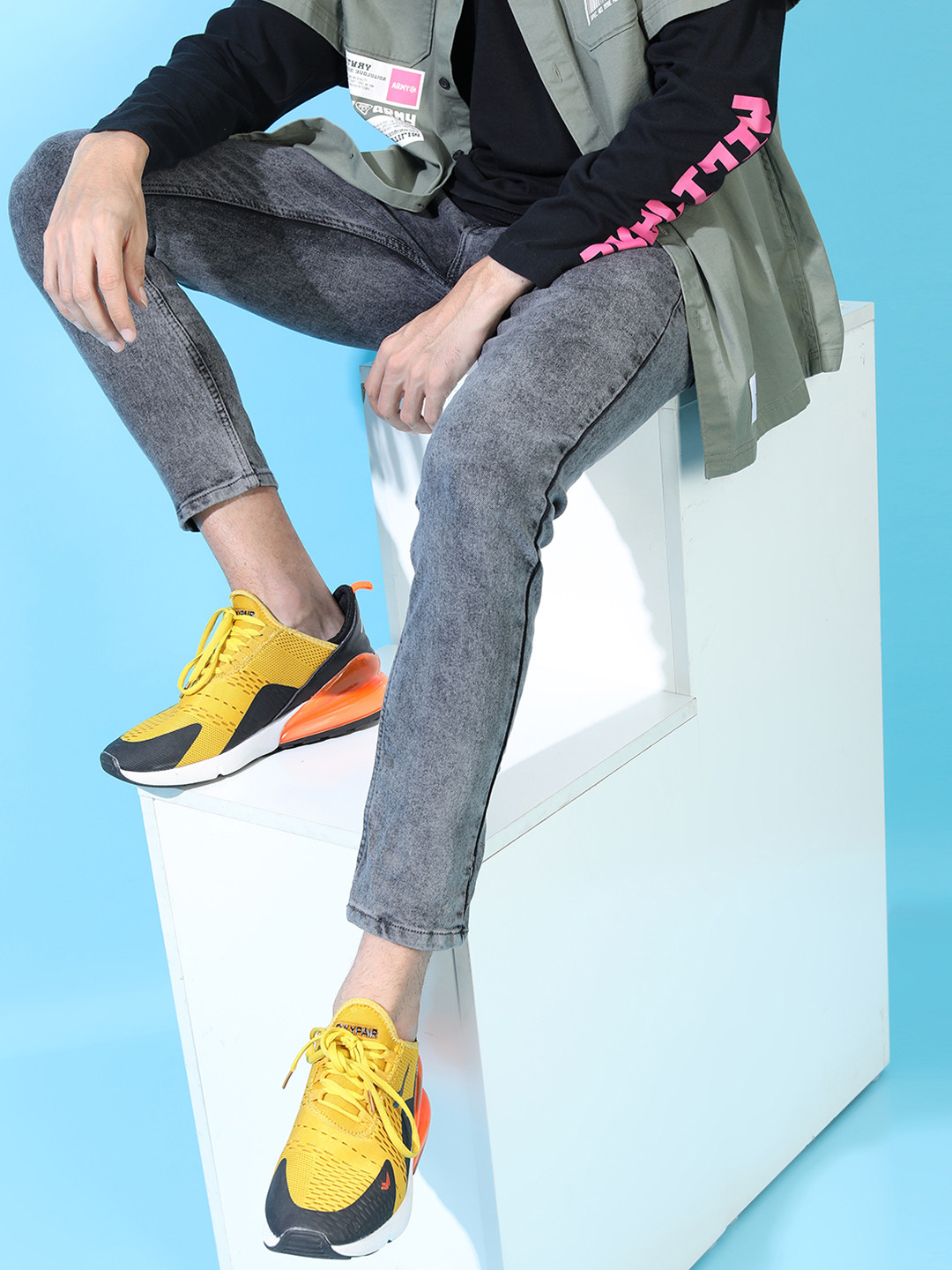 Buy KETCH Men Grey Tapered Fit Heavy Fade Stretchable Jeans - Jeans for ...