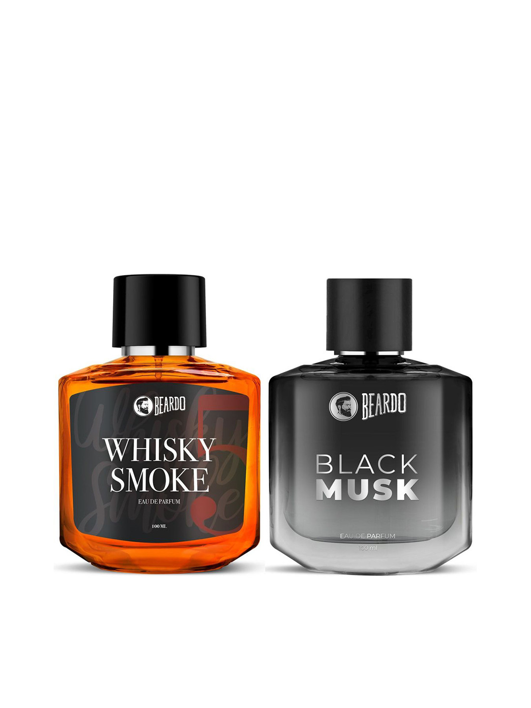 Buy Beardo Set Of Black Musk & Whisky Smoke Eau De Parfum 100 Ml Each ...