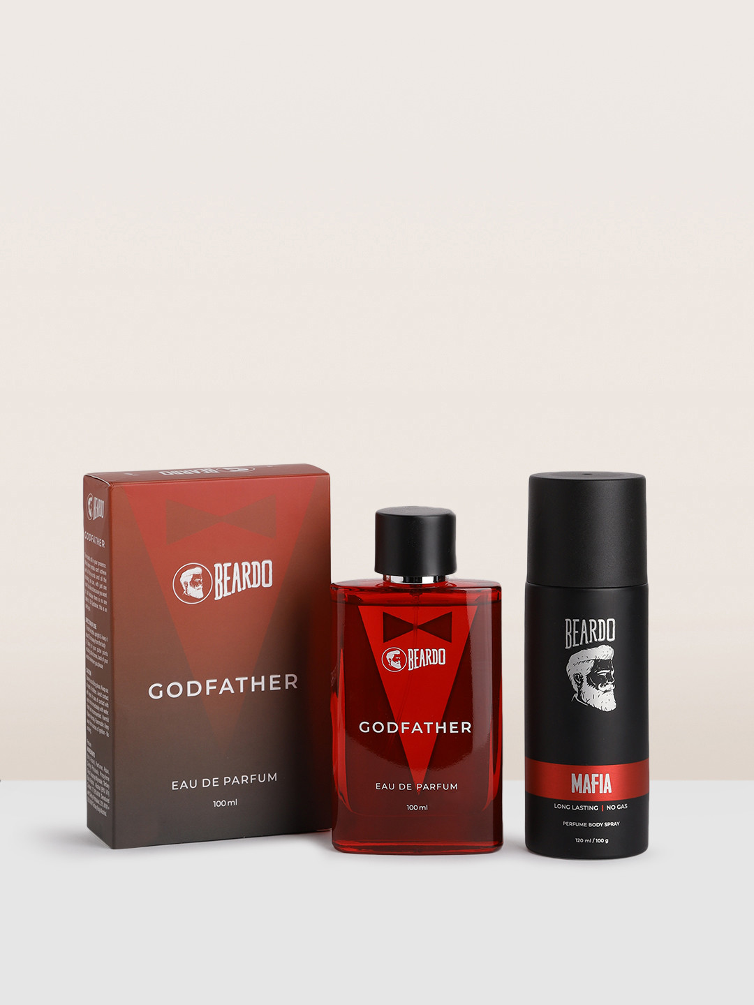Buy BEARDO Set Of Godfather Eau De Parfum & Mafia Perfume Body Spray ...