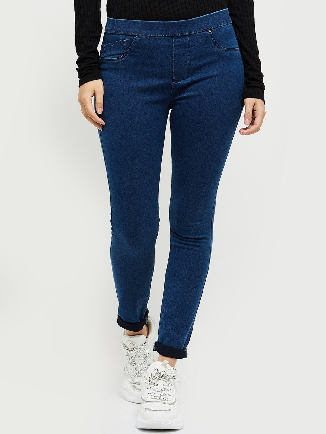 Buy Max Women Blue Slim Fit Jeans - Jeans for Women 15784556 | Myntra