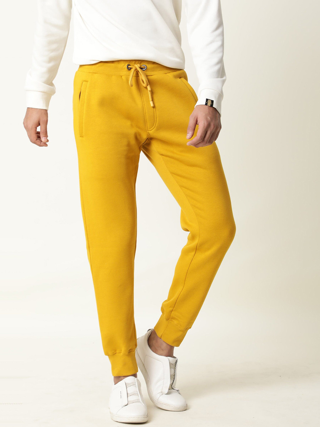 Buy RARE RABBIT Men Panama Slim Fit Solid Jogger - Track Pants for Men ...