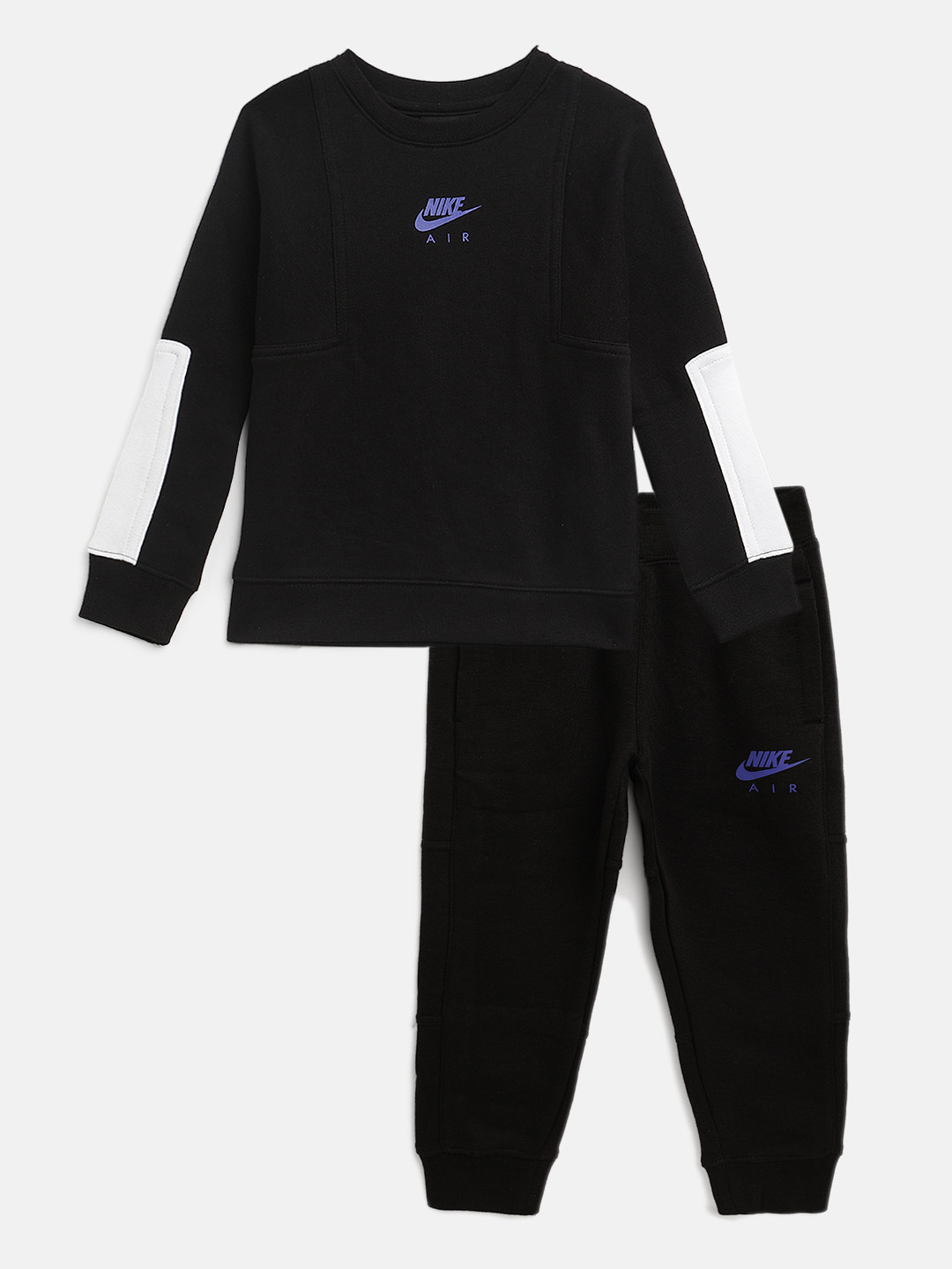 Buy Nike Boys Black & White T Shirt With Pyjamas - Clothing Set for ...