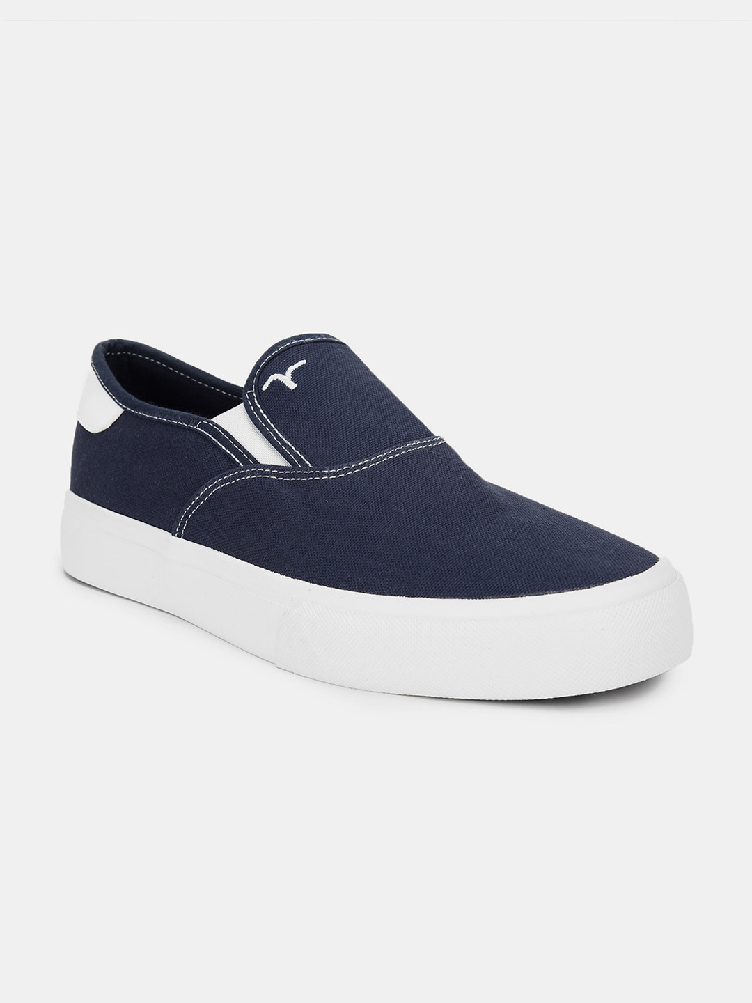 Buy Flying Machine Men Navy Blue Slip On Sneakers - Casual Shoes for ...