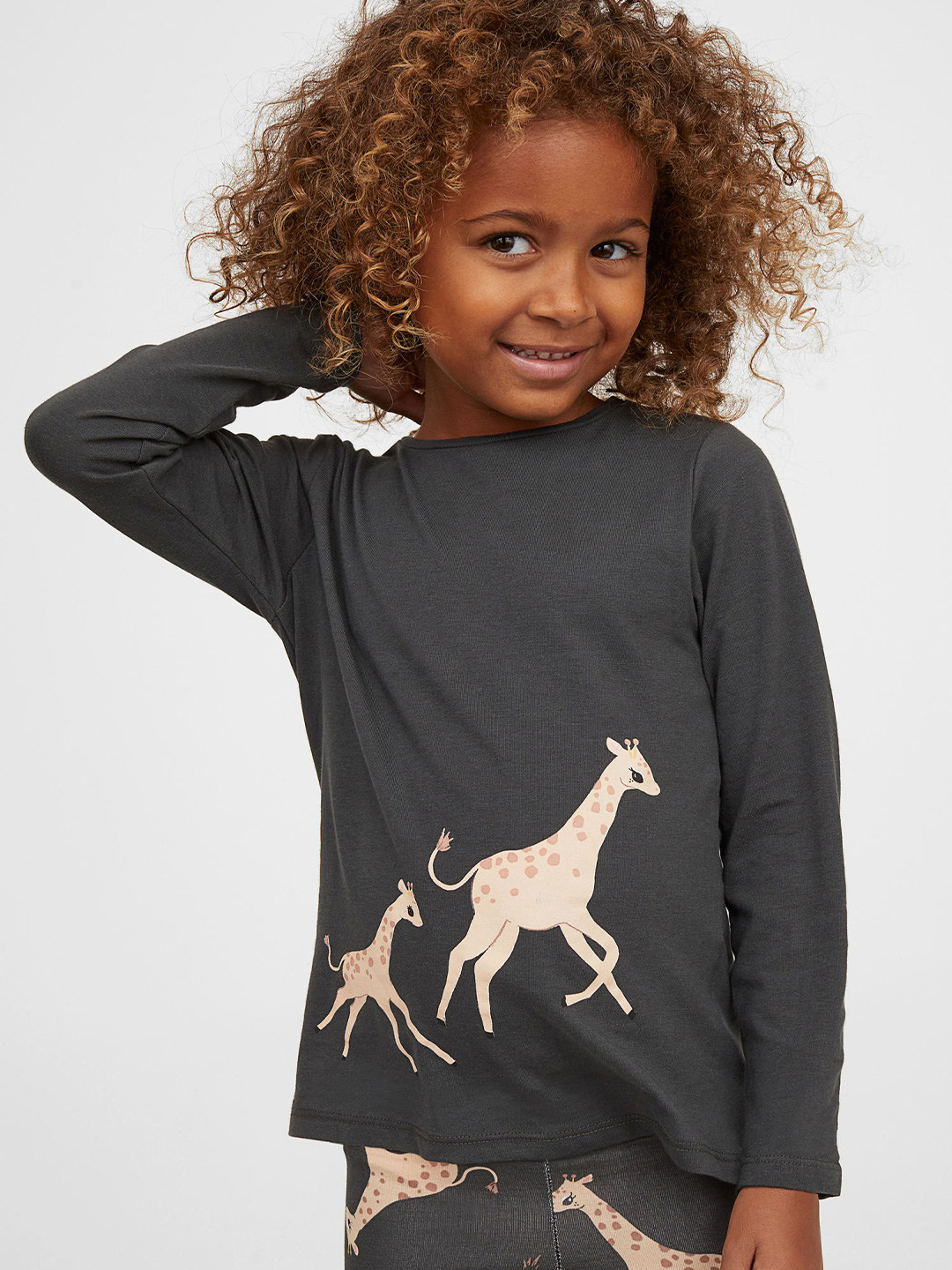 Buy H&M Girls Pack Of 5 Printed Jersey Tops - Tops for Girls 15809028 ...