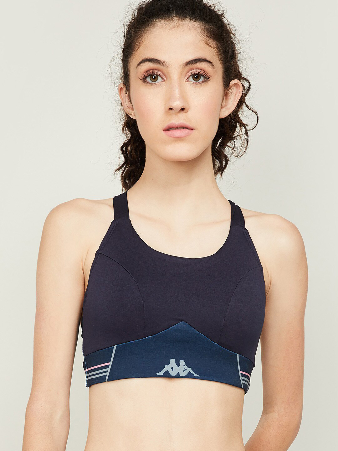 Buy Kappa Navy Blue Workout Bra Lightly Padded 1000009738230 DARK NAVY ...