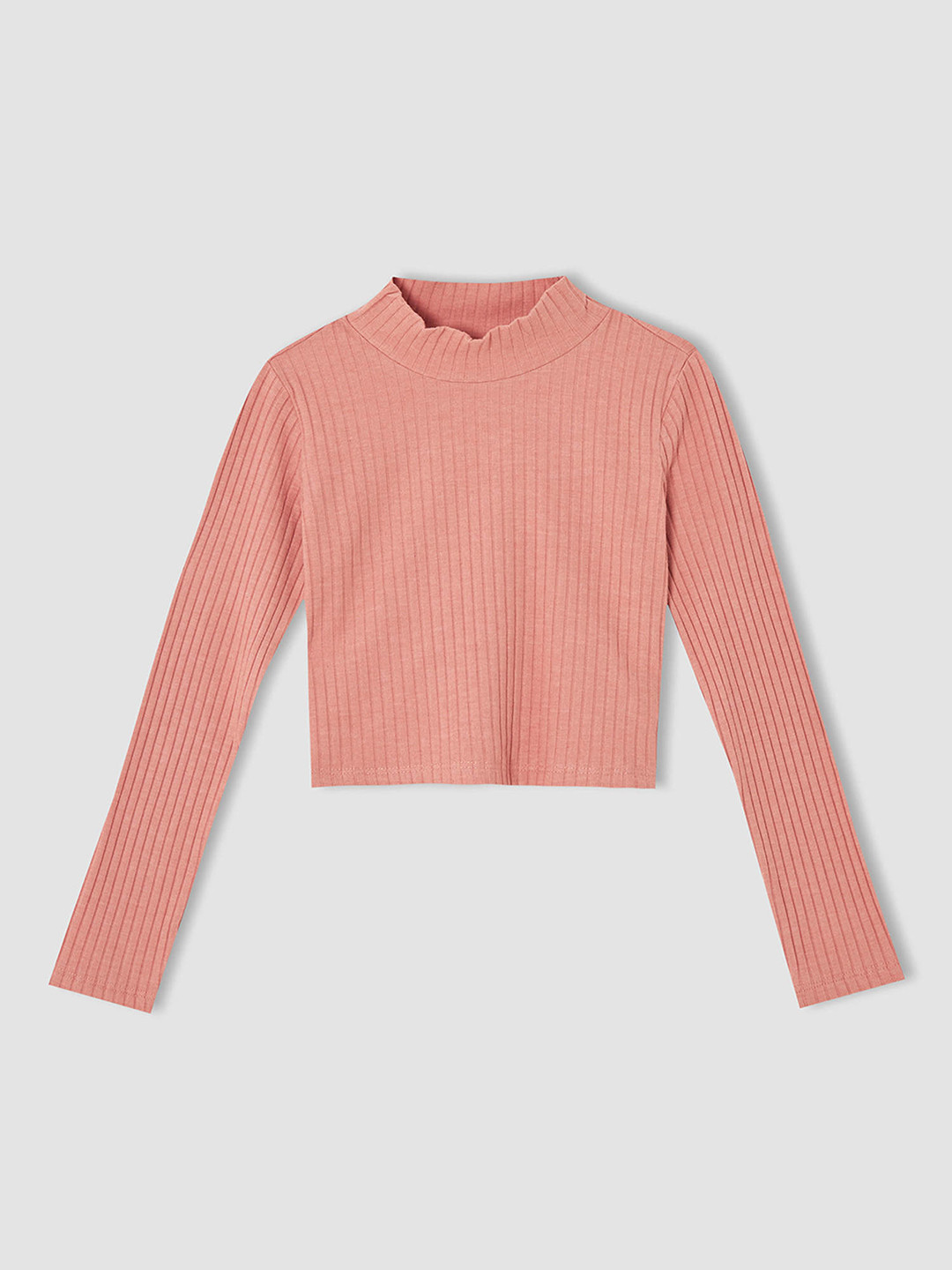 Buy DeFacto Coral Pink Regular Top - Tops for Girls 15823162 | Myntra