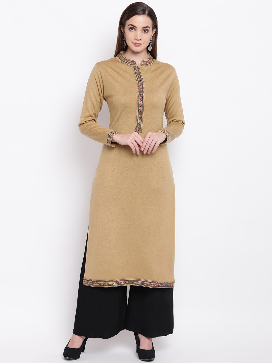 Buy FABNEST Women Beige Kurta - Kurtas for Women 15828320 | Myntra