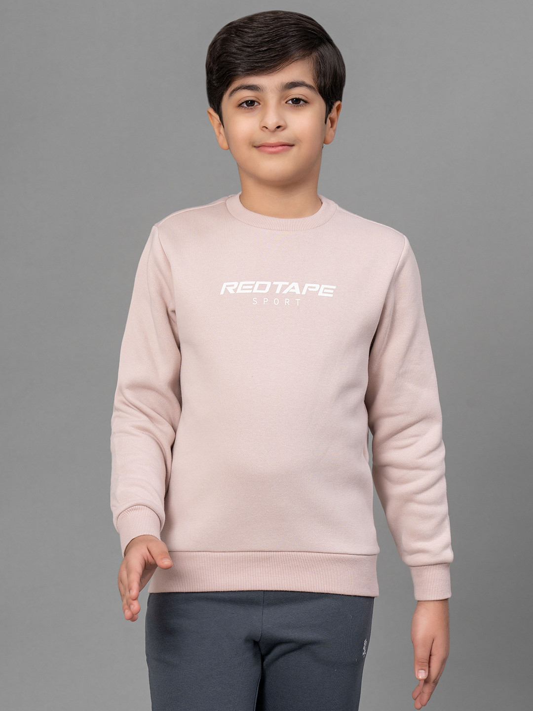 Buy Red Tape Boys Pink Sweatshirt - Sweatshirts for Boys 15854958 | Myntra