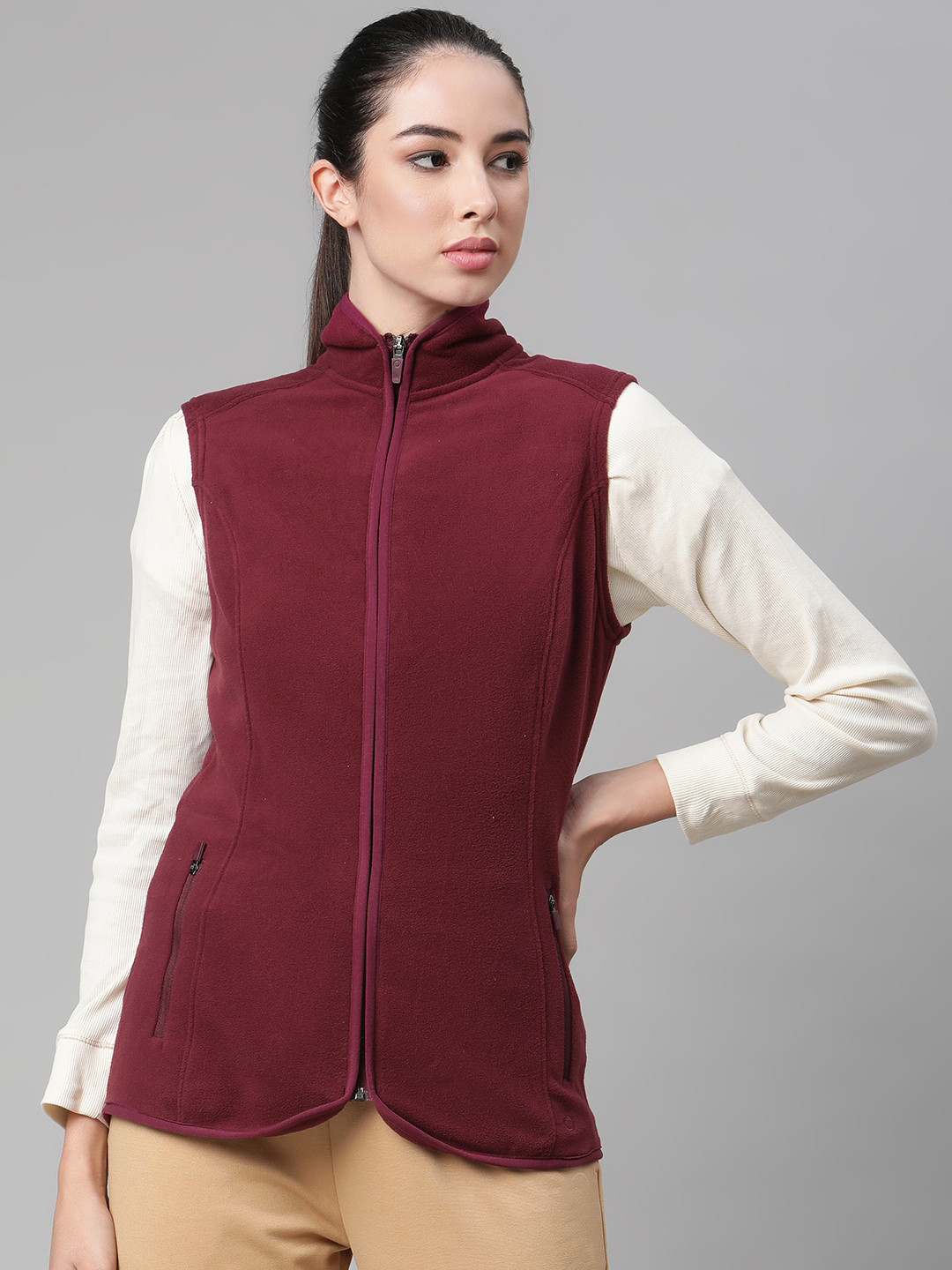 Buy Marks & Spencer Women Purple Open Front Jacket - Jackets for Women ...