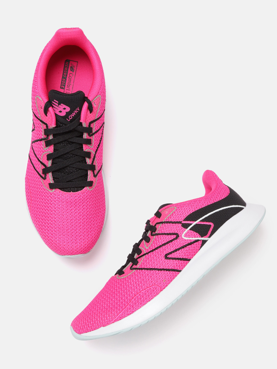 Buy New Balance Women Pink Woven Design Running Shoes - Sports Shoes ...