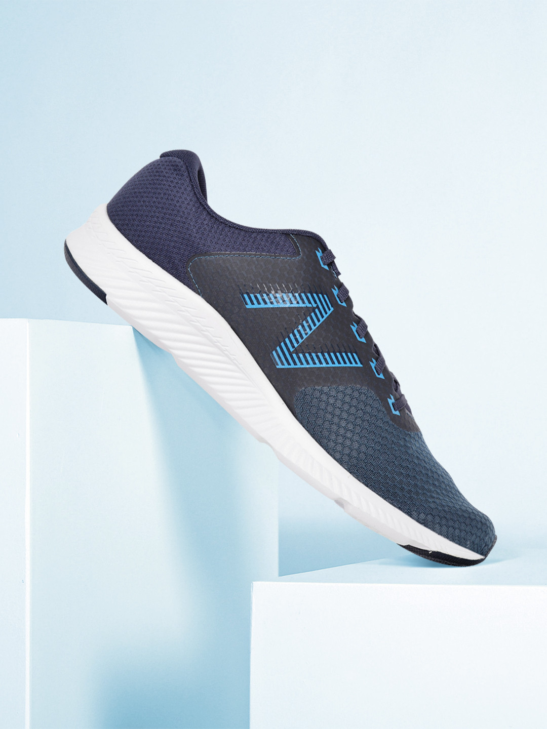 Buy New Balance Men Blue Acteva Technology Running Shoes - Sports Shoes ...