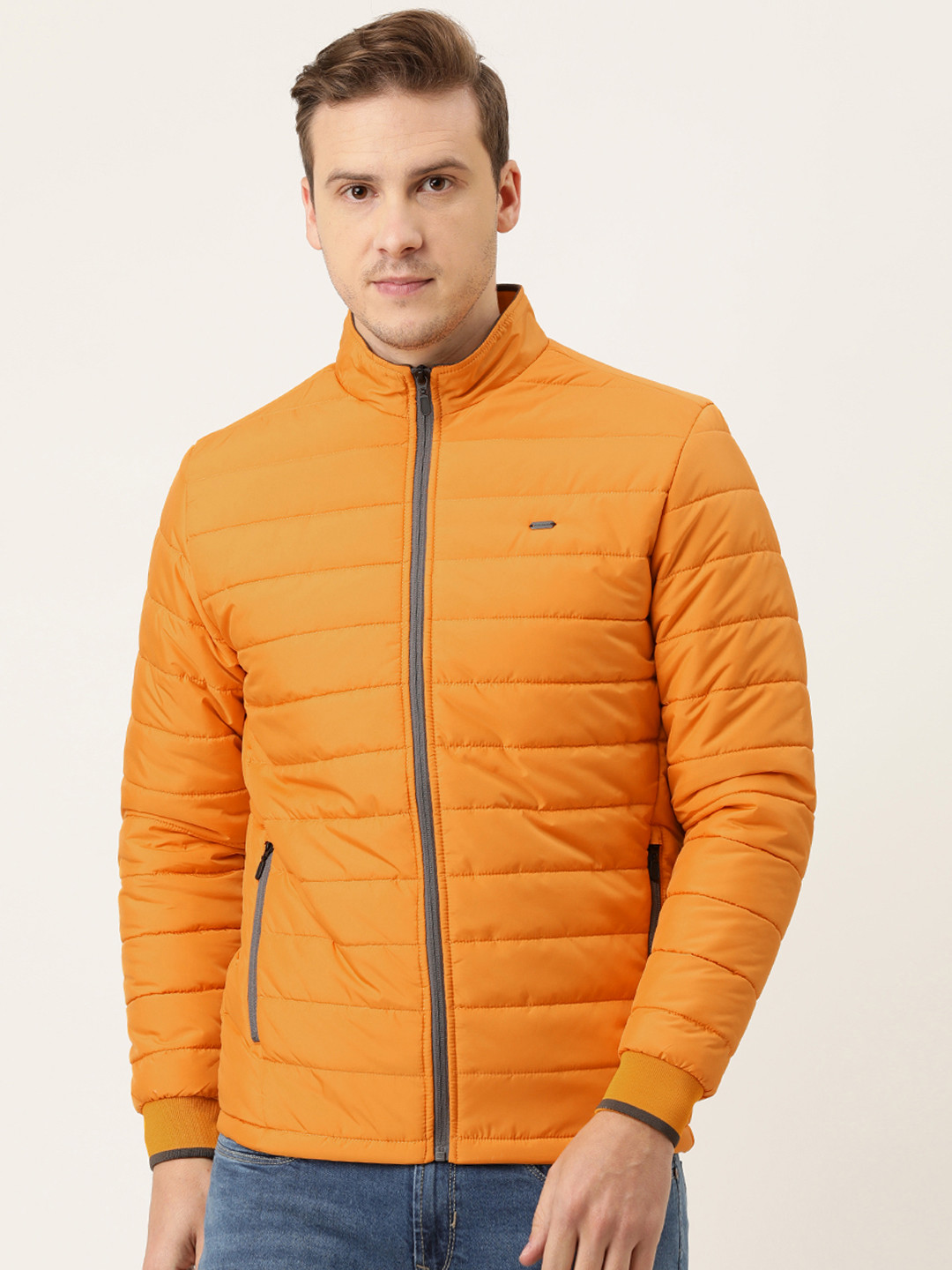 Buy Peter England Men Yellow Padded Jacket - Jackets for Men 15870704 ...