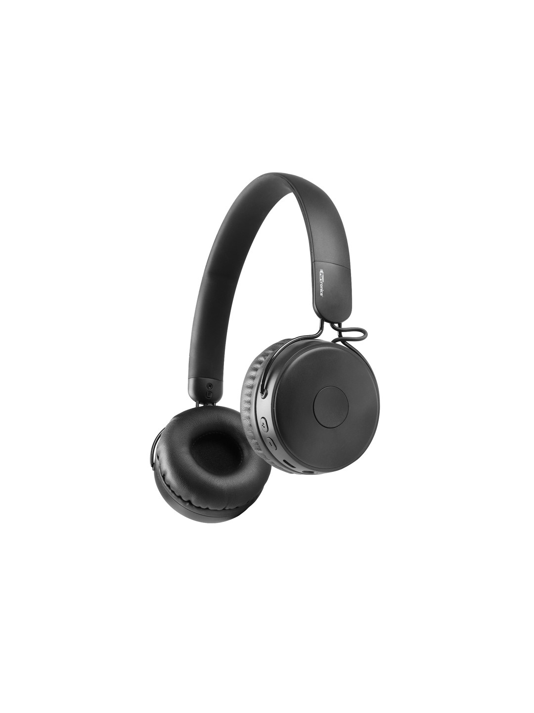 Buy Portronics Black Solid Wireless Stereo On Ear Headphones ...