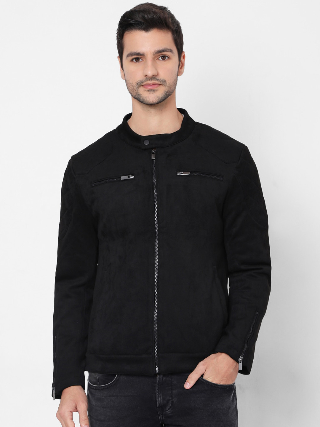 Buy Mufti Men Black Tailored Jacket - Jackets for Men 15891332 | Myntra