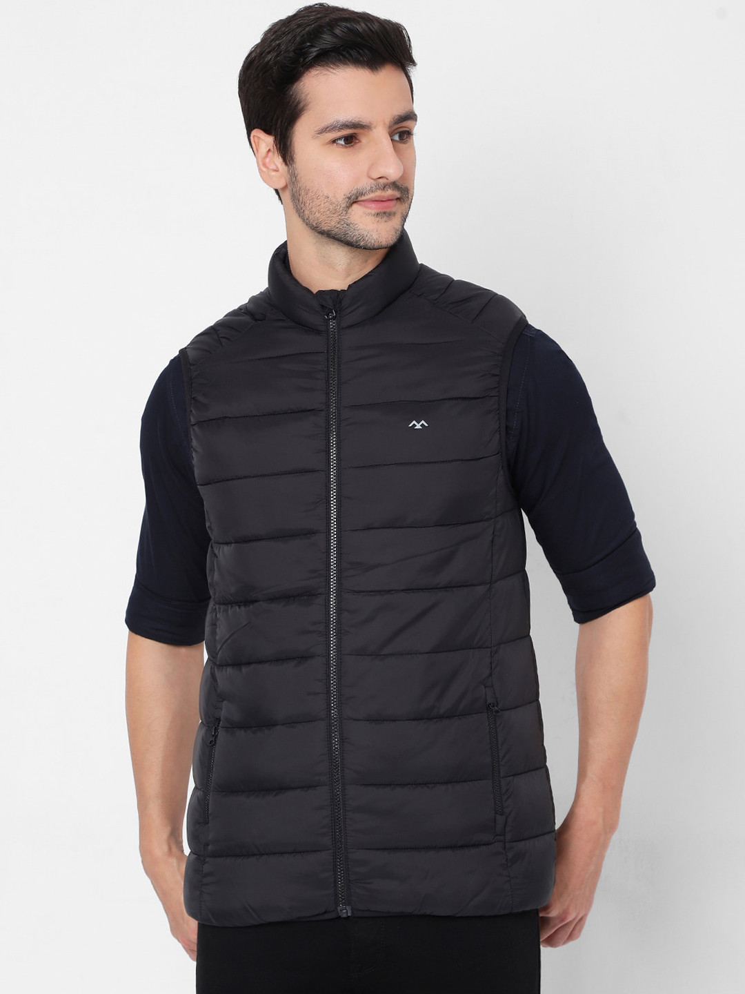 Buy Mufti Men Black Padded Jacket - Jackets for Men 15891340 | Myntra