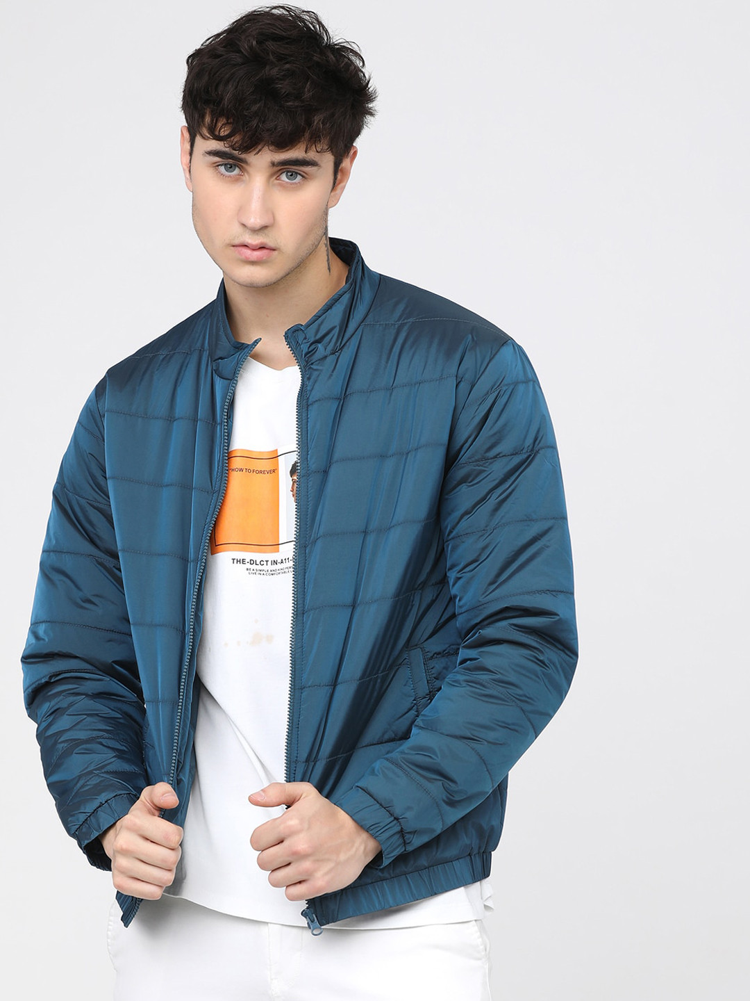 Buy HIGHLANDER Men Green Solid Puffer Jacket - Jackets for Men 15896538 ...