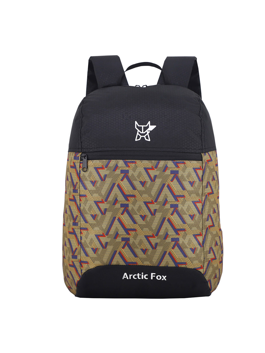 Buy Arctic Fox Unisex Brown & Blue Printed Backpack - Backpacks for ...