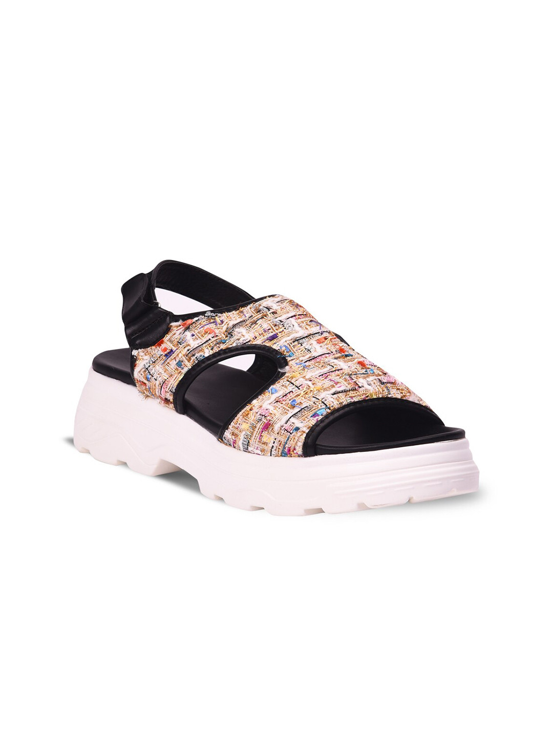 Buy Pavers England Women Beige Comfort Sandals - Heels for Women ...