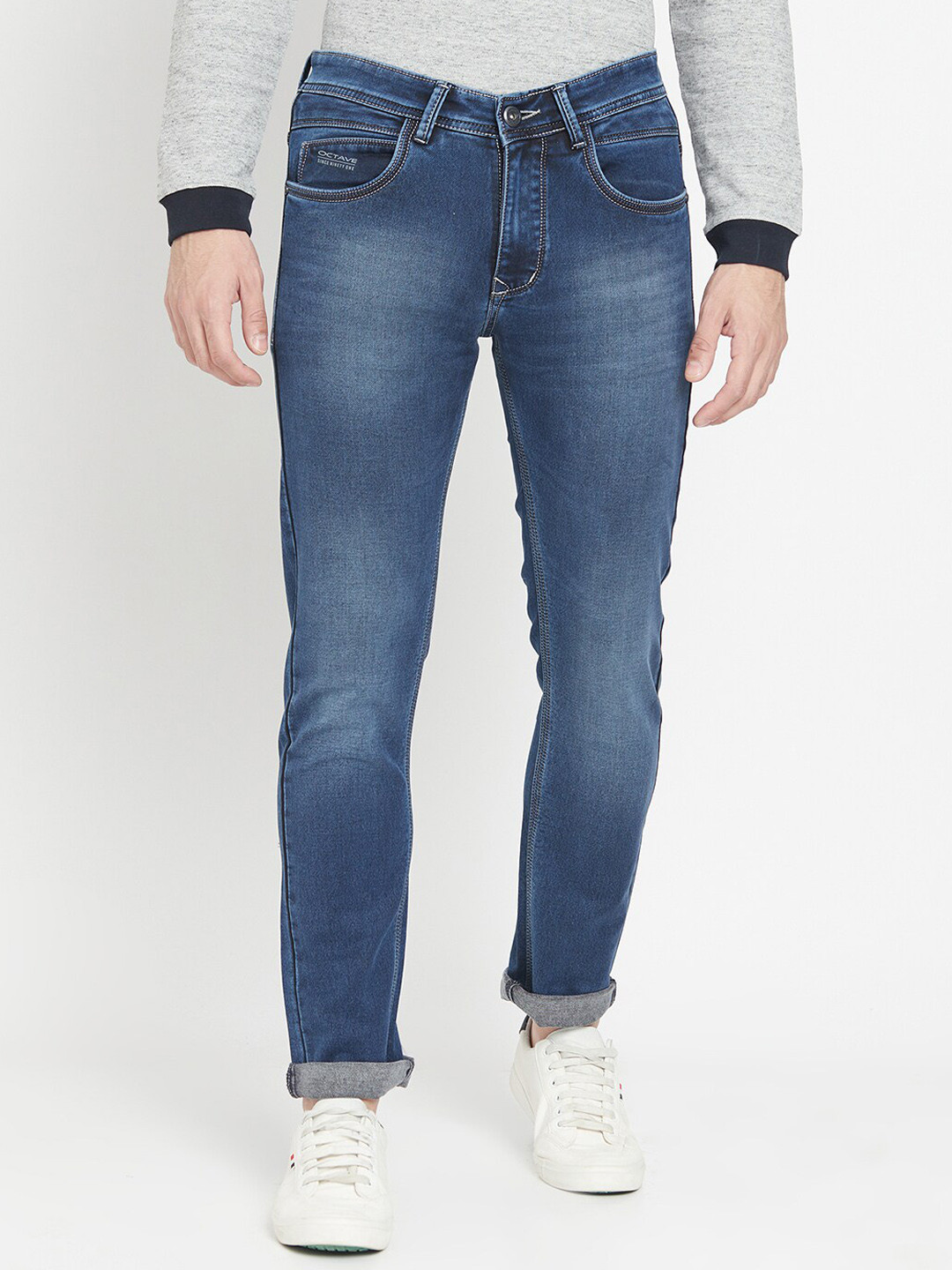 Buy Octave Men Blue Jeans - Jeans for Men 15937452 | Myntra