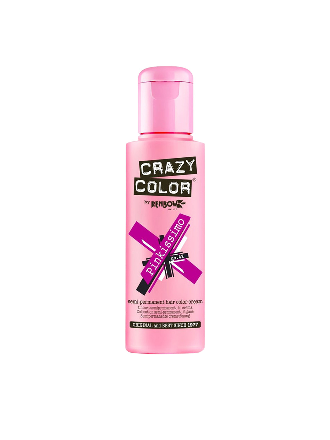 Buy CRAZY COLOR Unisex Pinkissimo 42 100ml - Hair Colour for Unisex ...