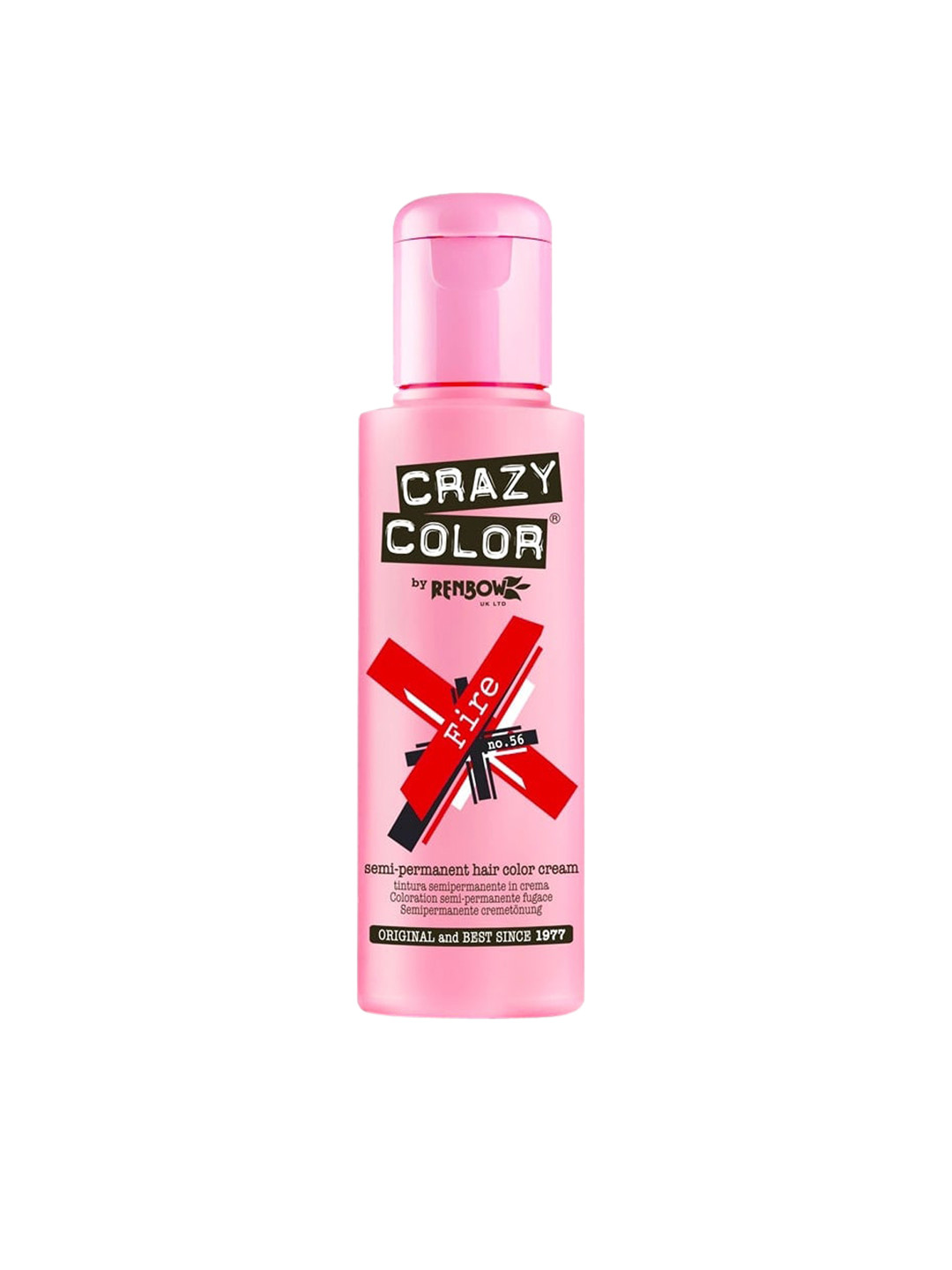 Buy CRAZY COLOR FIRE 56 HAIR COLOR CREAM 100ml - Hair Colour for Unisex ...