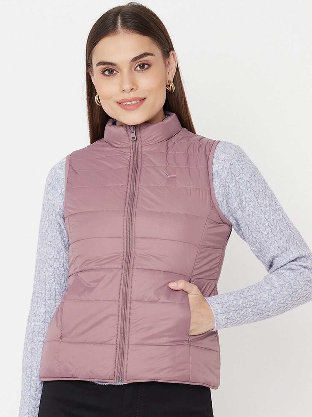 Buy METTLE Women Pink Padded Jacket - Jackets for Women 15949130 | Myntra