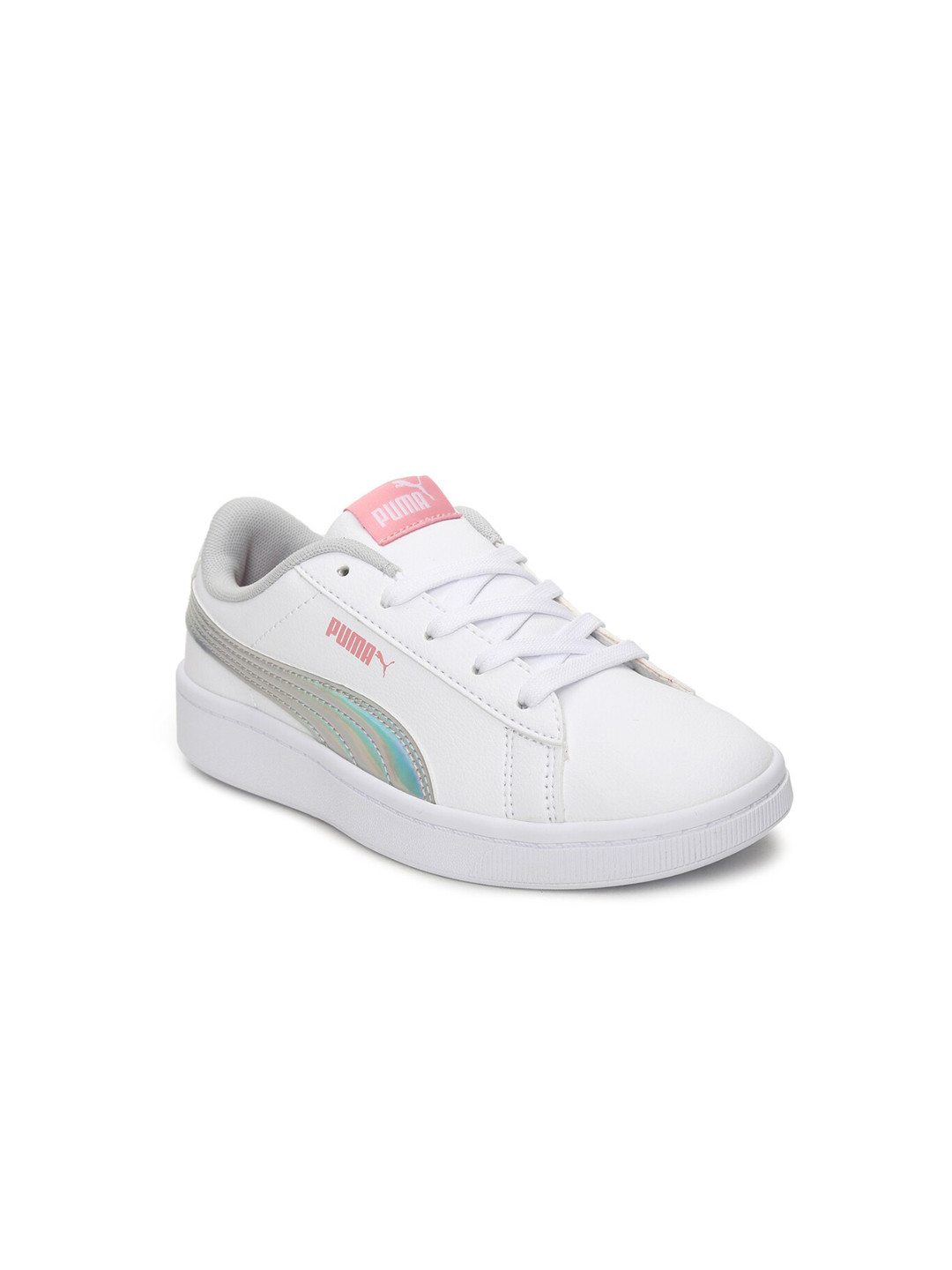 Buy Puma Girls White Vikky V2 Rainbow AC Sneakers - Casual Shoes for ...