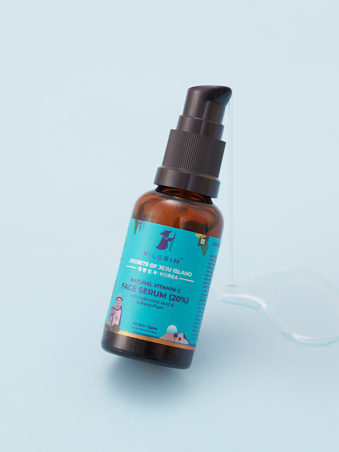 Buy Pilgrim Vitamin C Face Serum 20% With Hyaluronic Acid For Youthful ...