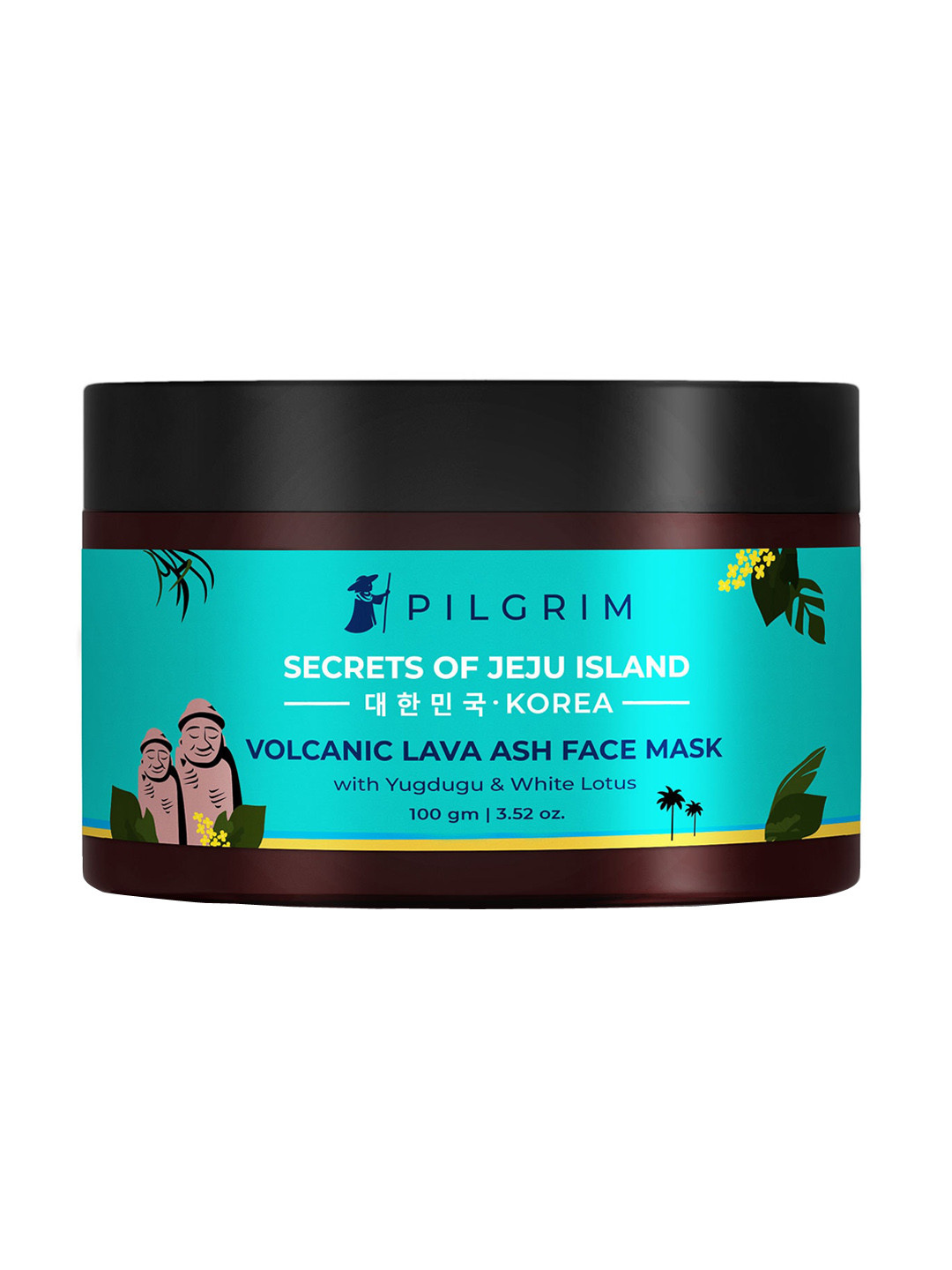 Buy Pilgrim Jeju Volcanic Ash Face Mask With Yugdugu & White Lotus For ...