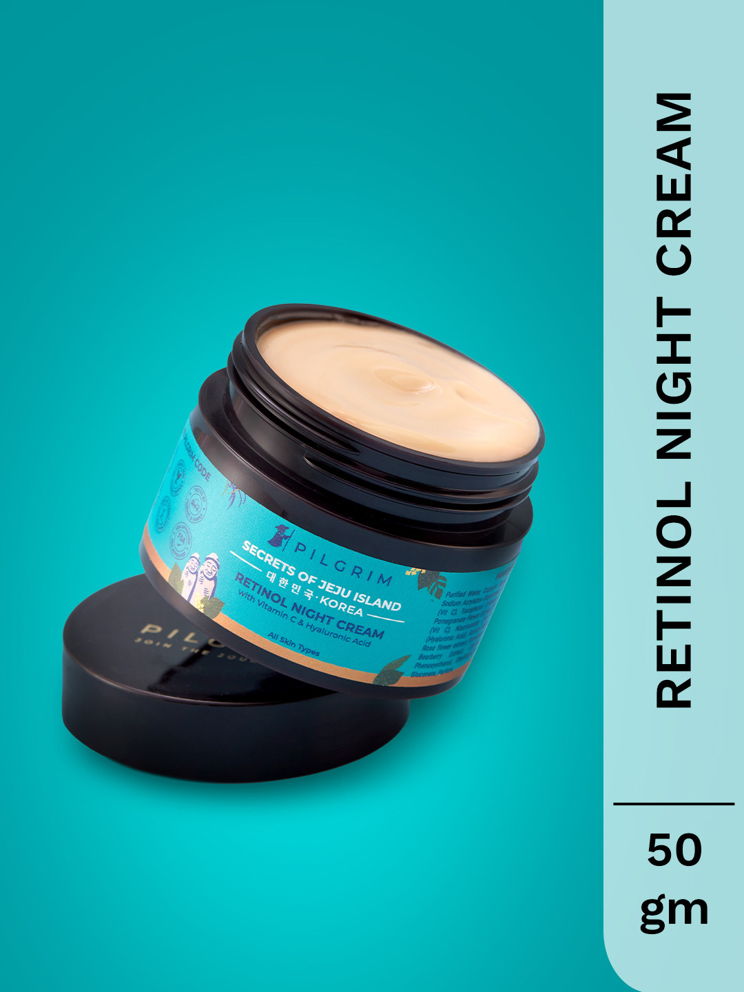 Buy Pilgrim Retinol Anti Ageing Night Cream With Vitamin C & Hyaluronic ...