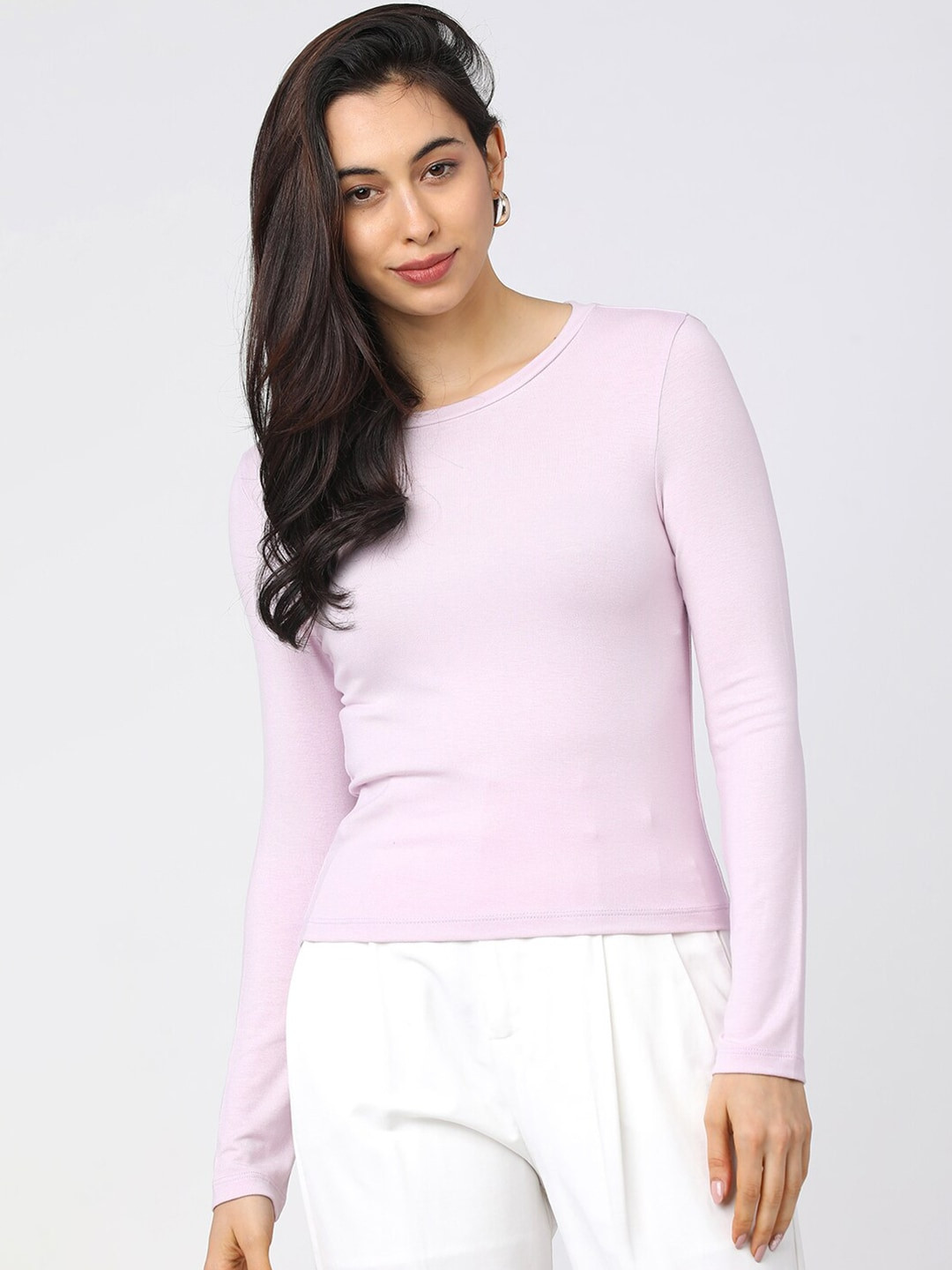Buy Tokyo Talkies Purple Fitted Top - Tops for Women 15982488 | Myntra