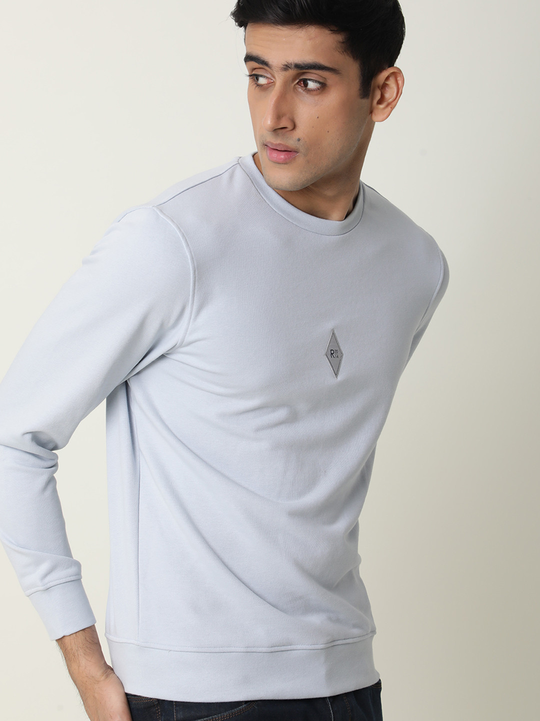 Buy RARE RABBIT Men Jade Slim Fit Solid Sweatshirt - Sweatshirts for ...