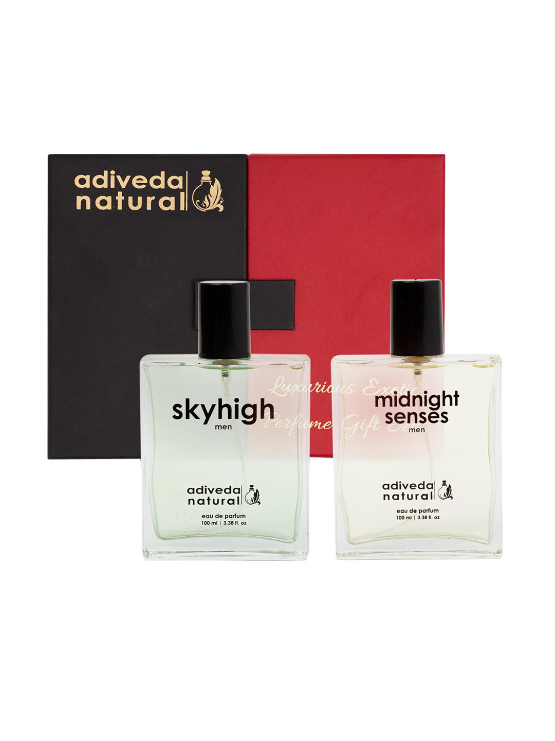 Buy Adiveda Natural Men Midnight Senses & Skyhigh Sweet White Oud And ...