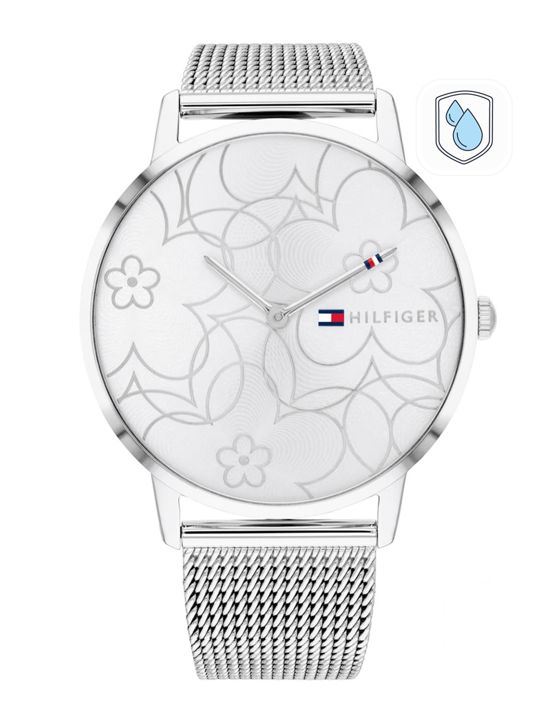 Buy Tommy Hilfiger Women Silver Toned Dial & Silver Toned Straps ...