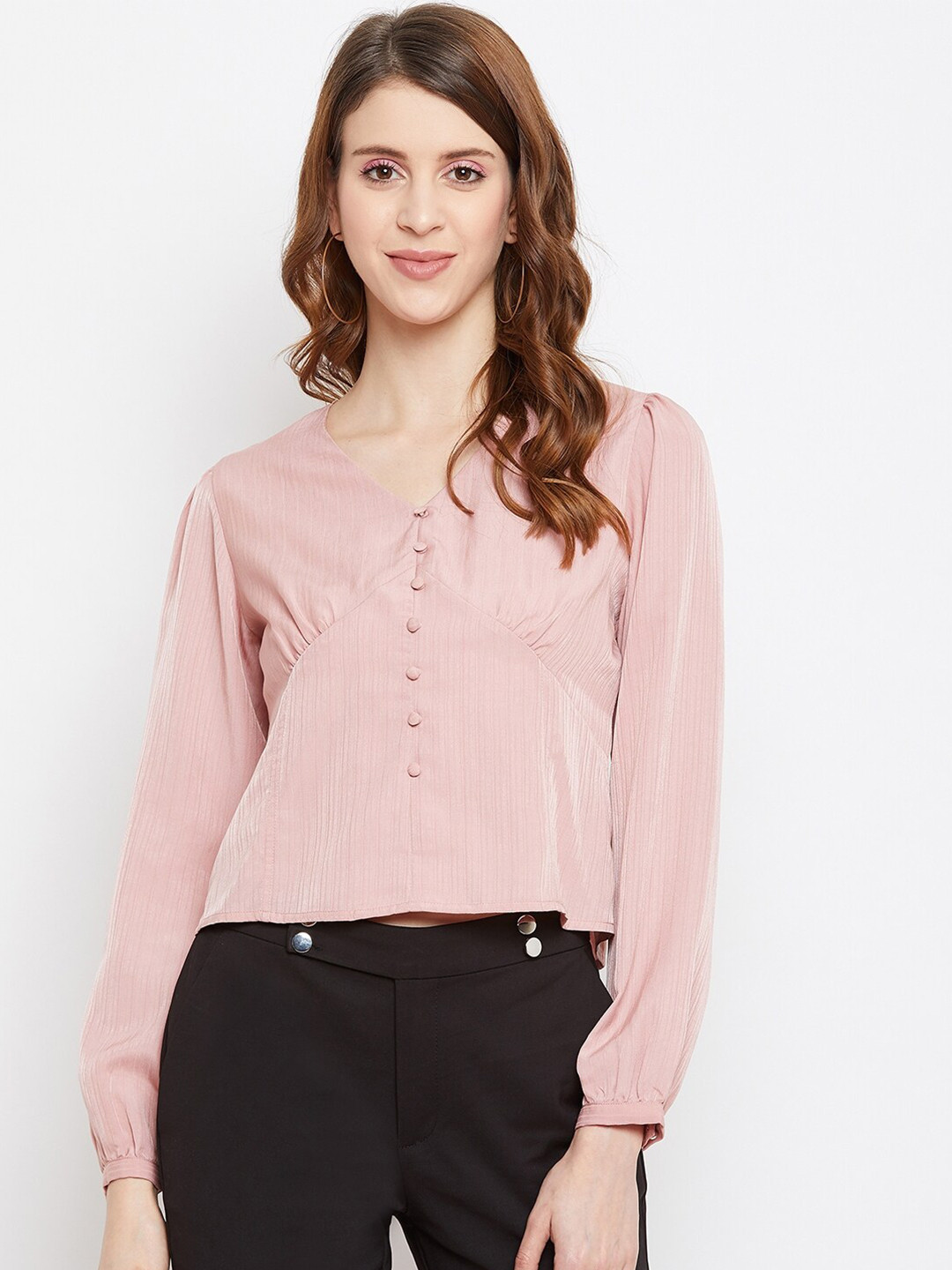 Buy Madame Pink A Line Top - Tops for Women 15997872 | Myntra